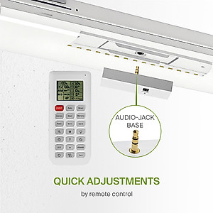 ASD BI-Level Microwave Motion Sensor | Audio-Jack 12VT 0-10V Dimmable White