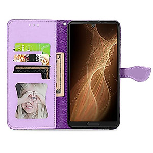 Case for Samsung Galaxy S9 Plus Wallet Case,MTQLX Luxury Premium PU Leather Flip Protective Case Cover with [Lanyard],for Samsung Galaxy S9 Plus - Purple