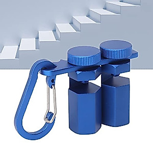 Stair Gauge Knob, Framing Square Stops Stair Gauge Knobs Aluminium Alloy Stair Stringer Layout Tool (Blue)