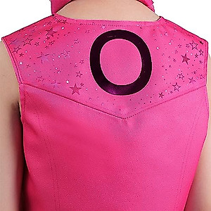 Girls Margot Robbie Movie Flare Pant Cowgirl Outfit Hippie Disco Costumes Halloween Girls Outfit