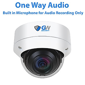 GW 16 Channel 4K NVR 8MP 4K AI Smart Home Security Camera System, (8) Dome and (8) Bullet Built-in Microphone Audio Recording HD 2160P 4K IP PoE Cameras, Face Recognition/Human/Vehicle Detection