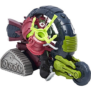 He-Man and The Masters of the Universe Trap Jaw & Vehicle Set, Vehicle with 5.5-in Action Figure & Accessory Inspired by MOTU Netflix Animated Series, Collectible Toy for Kids Ages 4 Years & Older