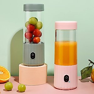 Portable Blend-er USB Rechargeable - Personal Blend-er for Shakes And Smoothies, Fruit Juicer with 6 Blades, Handheld Blenders for Sports, Travel, Outdoors
