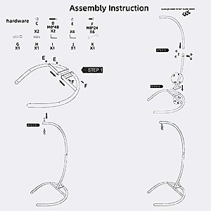 TheirNear Hanging Chair Stand (Stand Only), Hammock Chair Stand for Indoor Outdoor, Heavy Duty 330 Pound Weight Capacity