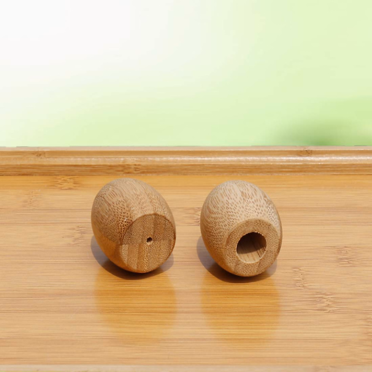 Bamboo Toothbrush Holder Pack of 12 - Biodegradable and Eco Friendly Compostable Wooden Holders Organizer for Large Small Bathroom - Small Countertop Storage Stand for Bamboo Tooth Brush