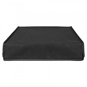eXtremeRate Black Horizontal Dust Cover for PS4 Pro Console, Soft Neat Lining Dust Guard for PS4 Pro Console, Anti Scratch Waterproof Cover Protector Sleeve for PS4 Pro Console