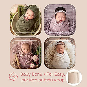 Newborn Photography Props Posing Wraps Assistant Professional Posture Wrap for Studio Photo Props Accessories Beige