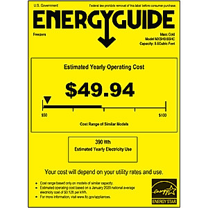 Maxx Cold 40.6" Commercial Chest Freezer with 9.6 Cu. Ft. Capacity, Durable White Steel, Locking Lid, and -11.2°F to -1°F Storage Range for Frozen Foods, Ice Cream, and More (MXSH9.6SHC)