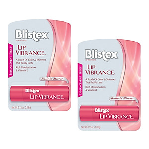 Blistex Lip Vibrance, Lip Protectant 0.13 oz (Pack of 2)