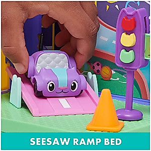 Gabby's Dollhouse, Carlita Purr-ific Play Room with Carlita Toy Car, Accessories, Furniture and Dollhouse Deliveries, Kids Toys for Ages 3 and up