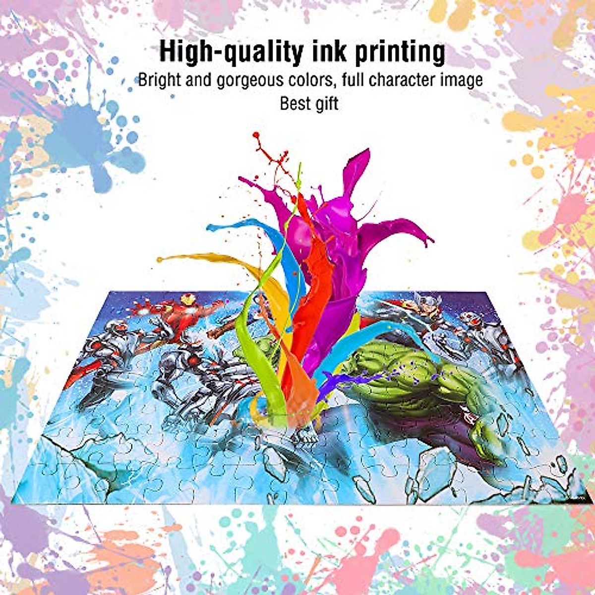 Kids Puzzle,100 Pieces Puzzles for Kids,Cardboard Kids Puzzles for Ages 5-12 Year olds,Educational Jigsaw Puzzle Kids Toy