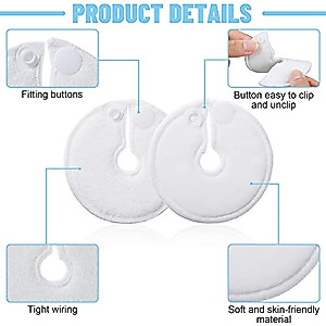 100 Pieces G Tube Button Pads Feeding Tube Pad Peritoneal Feeding Tube Supplies Abdominal G Tube Button Covers Feeding Tube Holder Peg Tube Supplies Soft Absorbent Button Pads Holder for Nursing Care