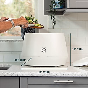 Lomi | World's First Smart Waste Electric Kitchen Composter | Turn Waste into Natural Fertilizer with a Single Button with Lomi Classic, The Smart Waste™ Electric Kitchen composter