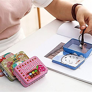 maxgoods Storage Boxes Stationery Cartoon Hairpin Jewelry Box Desktop Iron Dustproof(elephant)