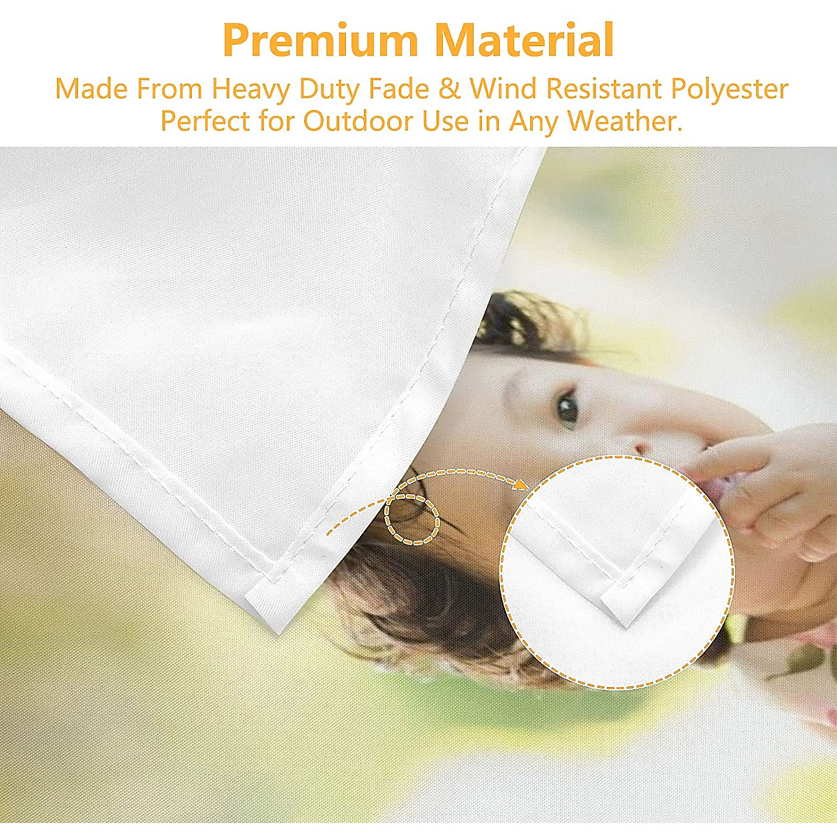 Custom Flag 3x5 Ft Customized Flags Banners - Personalize Print Your Own Logo/Design/Words/Text - Vivid Color, Canvas Header and Double Stitched - Brass Grommets - Single Sided