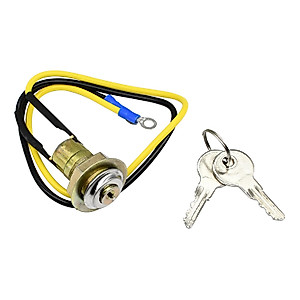 Firmusparts Ignition Switch 8N3679C with 2 Keys 2 Wires Compatible with Ford Tractor 2N 8N 9N NAA Jubilee 501 600 601 700 701 800 950 Compatible with John Deere Tractor 40 50 60 70 330 420 6030 7020