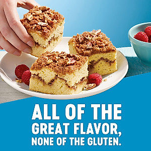 Krusteaz Gluten Free Baking Mix, Cinnamon Swirl Crumb Cake & Muffin Mix, Gluten Free with No Artificial Flavors, Colors or Preservatives, 20 Ounce (Pack of 2)