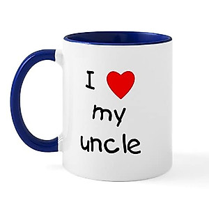 CafePress I Love My Uncle Mug Ceramic Coffee Mug, Tea Cup 11 oz