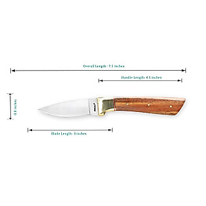 Perkin Knives - Handmade Hunting Knife With Sheath- Work of Art