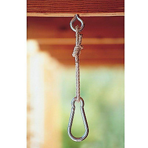 10 PCS Screw Eyes, Stainless Steel Eye Hooks, Heavy Duty Eye Bolts Screw in, Self-Tapping Eyelet Screw for Indoor & Outdoor, 2.5 inches