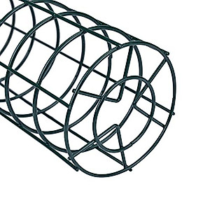 lanermoon Chicken Foraging Coop Toys for Hens,Hanging Iron Feeding Treat Box,Parrot Bird Vegetable Veggie Feeder Toys (Green)