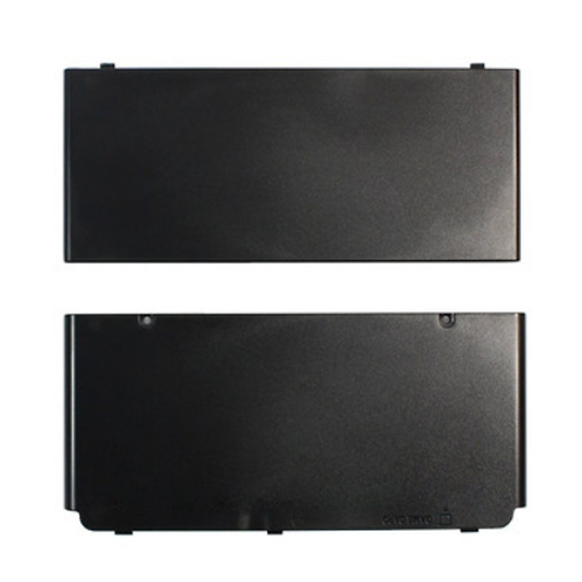 Ambertown for Nintendo New 3DS 2015 Version Front Back Faceplate Plates Upper & Back Battery Housing Shell Case Cover (Black)