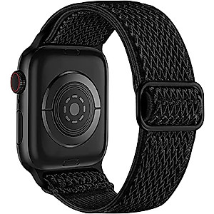Lerobo Elastic Bands Compatible with Apple Watch 44mm 45mm 42mm 49mm 41mm 40mm 38mm for Women Men,Stretchy Solo Loop Soft Nylon Adjustable Solo Loop Sport Bands for iWatch SE Series 8 7 6 5 4 3 2 1