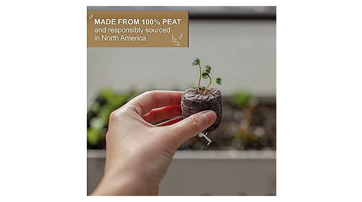 Eartheasy 42mm Peat Pellets – Perfect Seed Starters