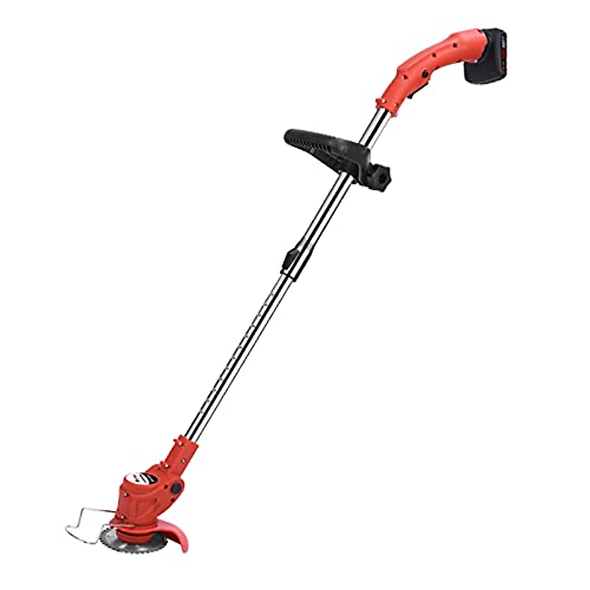 Portable Electric Cordless String Grass Trimmers,Handheld Lawn Edger Mini-Mower Height Adjustable Garden Brush Cutter Kit Rechargeable Battery and Charger Included