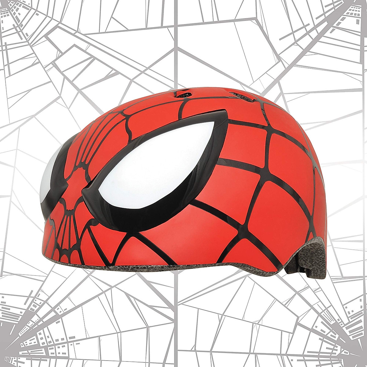 BELL Marvel Spiderman Hero Helmet, Red , Child (5-8 yrs.)