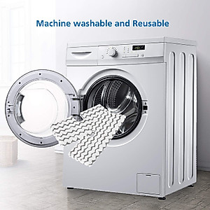 iSingo 4 Pack Steam Mop Pads Replacement for Shark Lift-Away Pro & Shark Genius Mop System Pocket Mop S3973 S3973D S3973WM S5001 S5002Q S5003A S5004 S5004W S6001W S6001WM S6002 S6002C S6003D S6003W