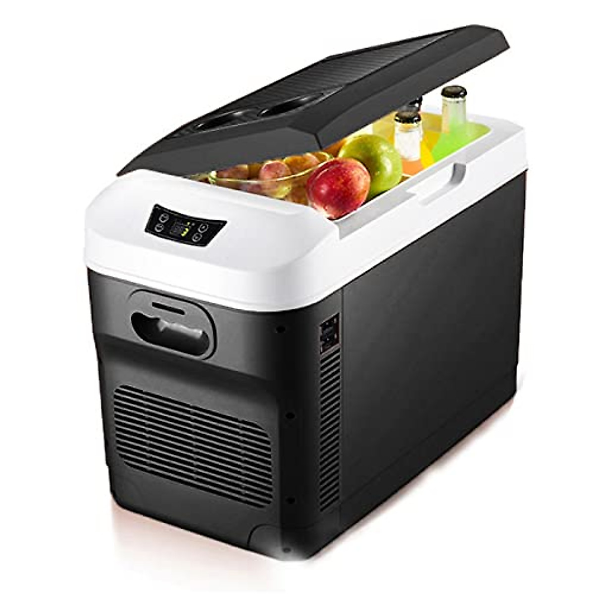 HESNDxbx Mini Fridge 15L Car Home Mini Refrigerator Portable Food Drink Freezer Cooler Outdoor Picnic Food Cooling Warming Fridge