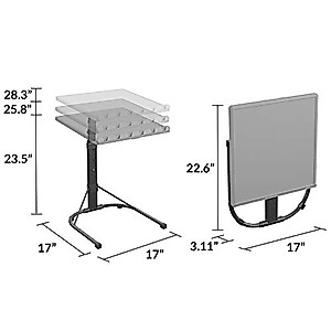CoscoProducts COSCO Multi-Functional Personal Folding, Gray Activity Table, 1 Pack