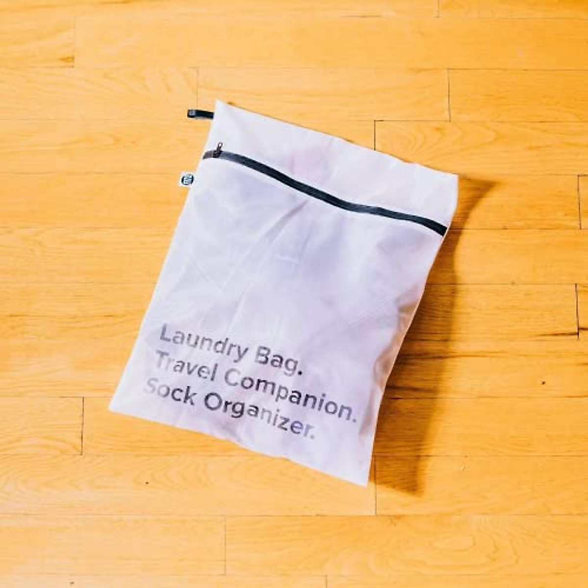 FITS Socks Laundry Bag, Mesh Garment Wash Bag for Socks, Clothes, Travel, & Organization