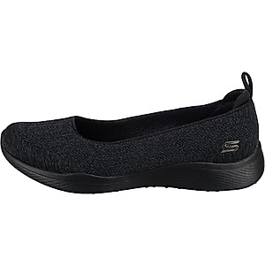 Skechers Women's Microburst 2.0 - Nice Form Slip On Sneakers, Black, 6.5