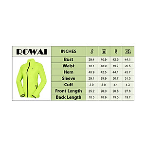ROWAI Women's Packable Windbreaker Jacket Resistant Cycling Running Jacket Lightweight Windproof Water Orange S