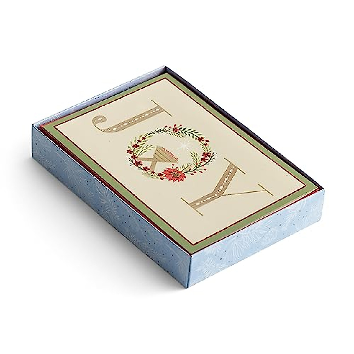 Christmas Boxed Cards - Wreath and Manger - Joy