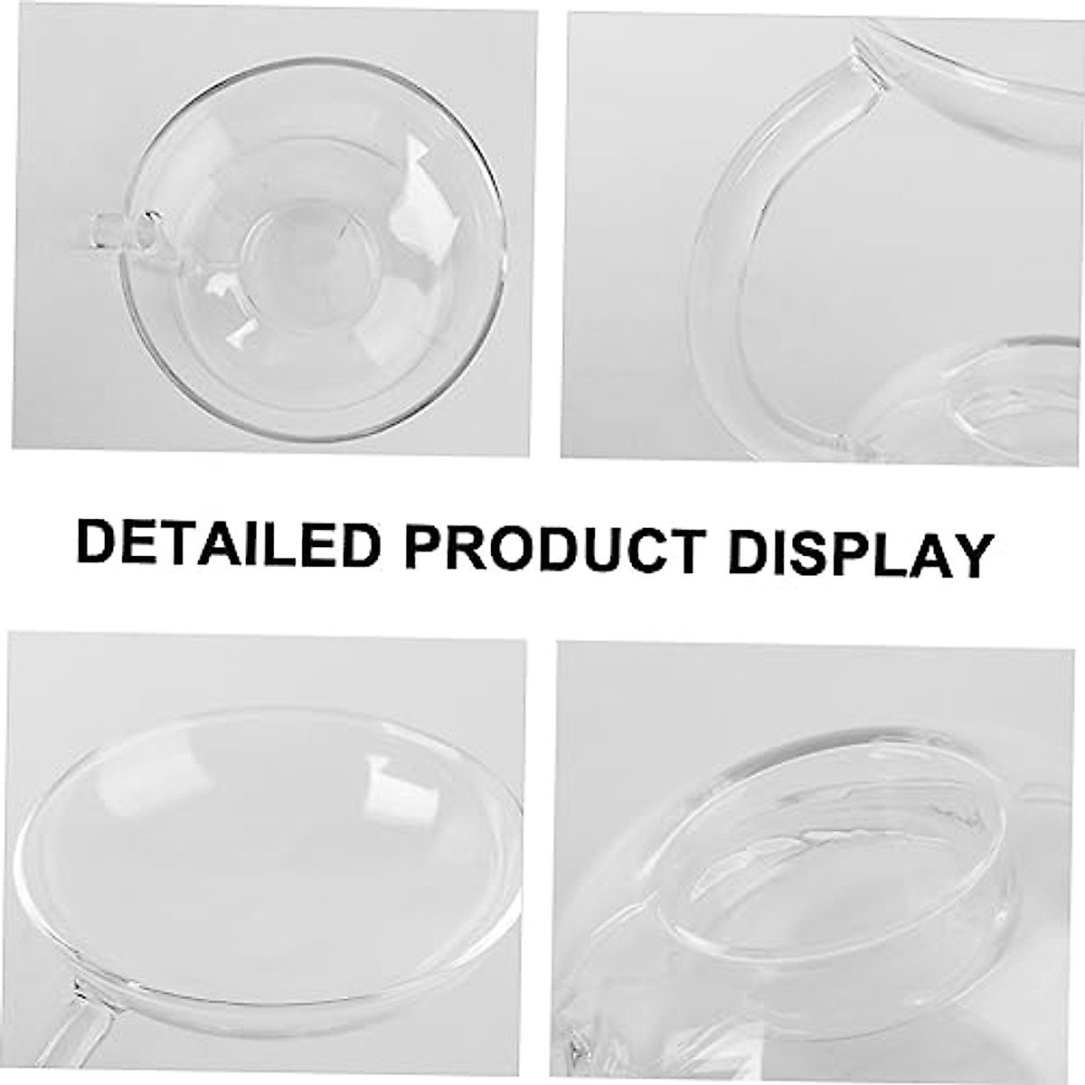 FUNOMOCYA 1Pc Tableware Storage Cup Appetizer Serving Bowl hand decor pastry bowl Dessert Display Stand small candy display rack Crystal trays decorative Glass decorative bowl manual