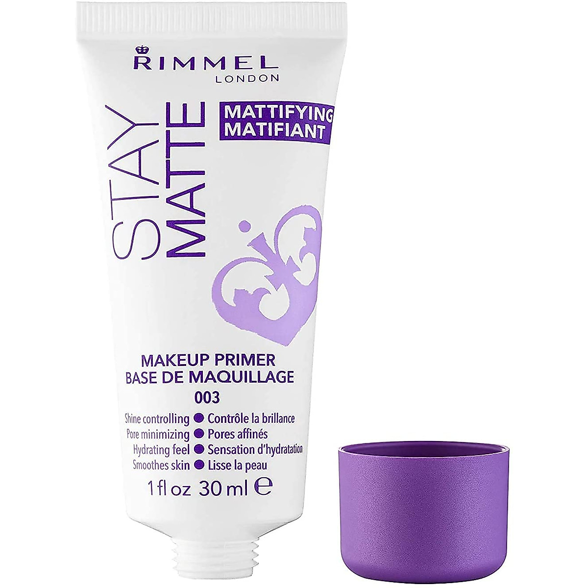 Rimmel London Stay Matte - 003 - Primer, Ultra-Lightweight, Controls Shine, Doesn’t Feel Greasy, 1oz