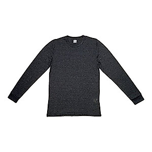 32 DEGREES Heat Mens Long Sleeve Crew Neck Performance Base Layer Shirt Charcoal Large