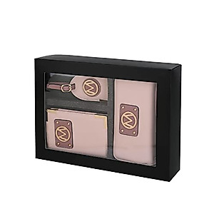 MKF Collection Women's Travel Gift 3 Piece Set - Wristlet Wallet -Passport Holder - Luggage Name Hang Tag