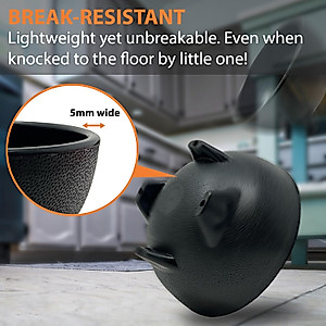 KSEV Salsa Bowls – 6 Pack (Black), 13oz BPA FREE Small Bowl Unbreakable Mexican Molcajete Chips Guacamole, Serving Dish, Sauce Cup, Side bowl, Snack, Chips, Dip, Nuts, Candy, Ice Cream, Party Use