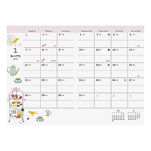 2024 Notebook A6 1000128301 Monthly Family Diary