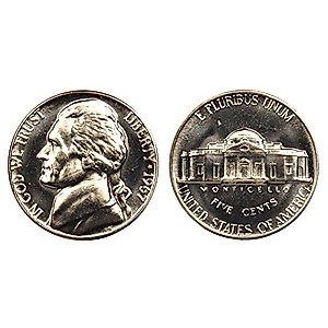 1967 No Mint Mark Jefferson Nickel US Mint SMS Uncirculated