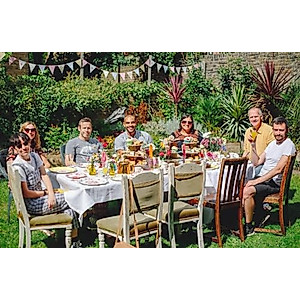 Floral Afternoon Tea Party Decorations for 16 Guests Disposable Tableware Set Pretty Paper Plates Napkins, Teacups, Bunting Tablecloth for Birthday, Mother's Day, Baby Shower, Made by Talking Tables