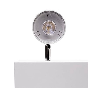 LFI Lights | Chicago Approved Emergency Light | White Steel Housing | Two LED Adjustable Round Heads | Hardwired with Battery Backup | UL Listed | 6V 10W | EL-CHLED