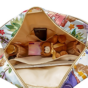 Alipher Diaper Bag Women Tote Bag Nylon Nappy Bag Durable Shoulder Bag Pregnant Handle Bag, Multi, Large