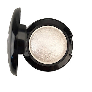 Mallofusa Single Color Baked Eye Shadow Palette Glitter Powder ,Ice Silver,CES3810