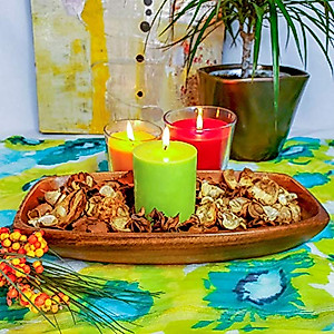 M/W Master's Workshop Acacia Wood Bowl-For Salad,Bread and Decor-Large Rectangular Serving Bowl 12 inch x 6 inch x 2 inch