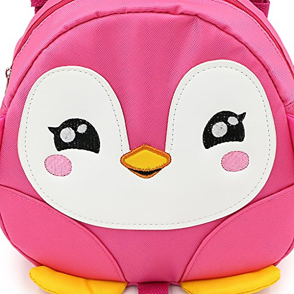 Hipiwe Baby Toddler Walking Safety Backpack Little Kid Anti-lost Travel Bag Harness Reins Cute Penguin toddler bookbag Mini Backpacks with Safety Leash for Baby Boys Girls